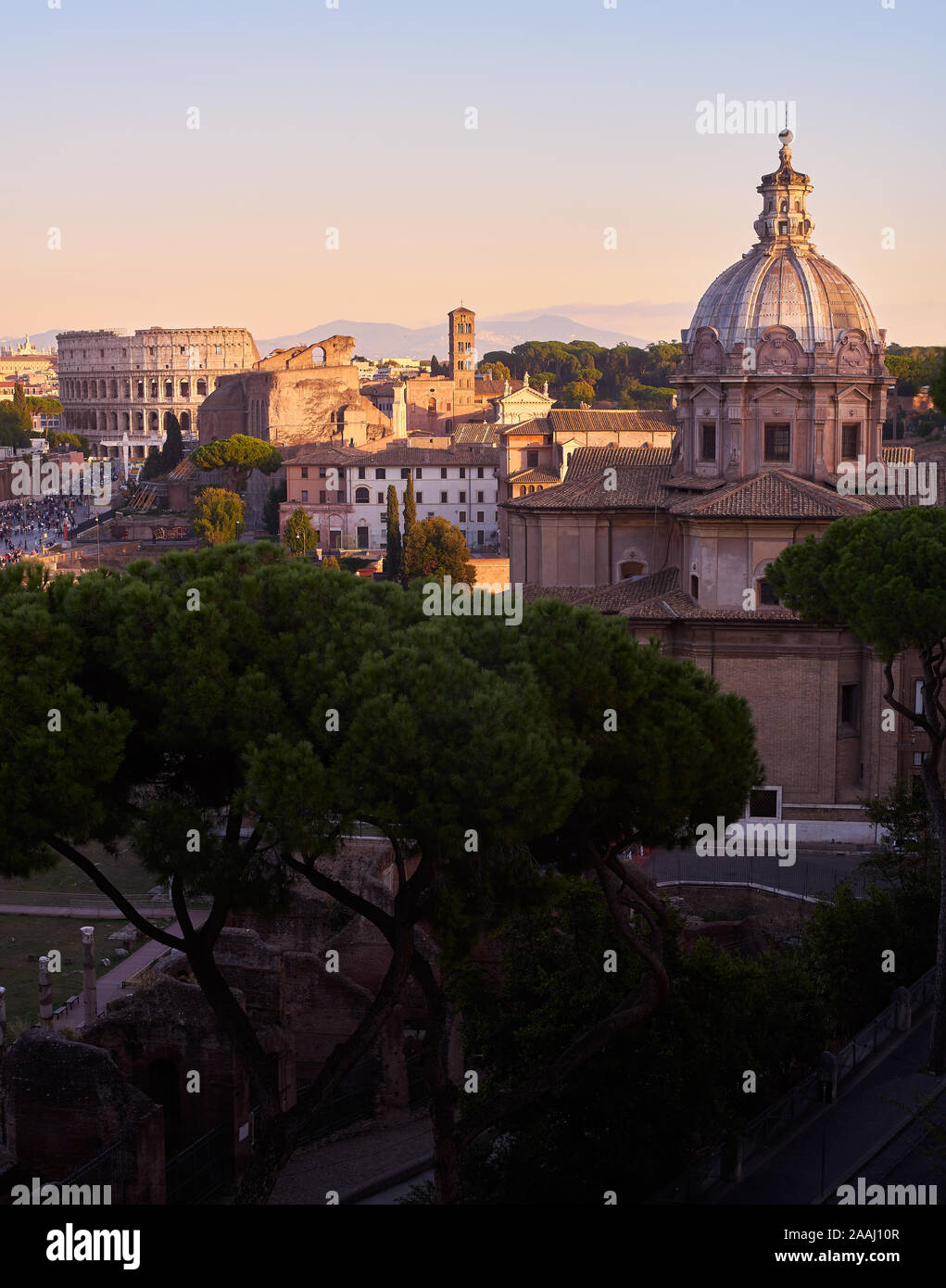 Aerial colosseum rome hi-res stock photography and images - Alamy