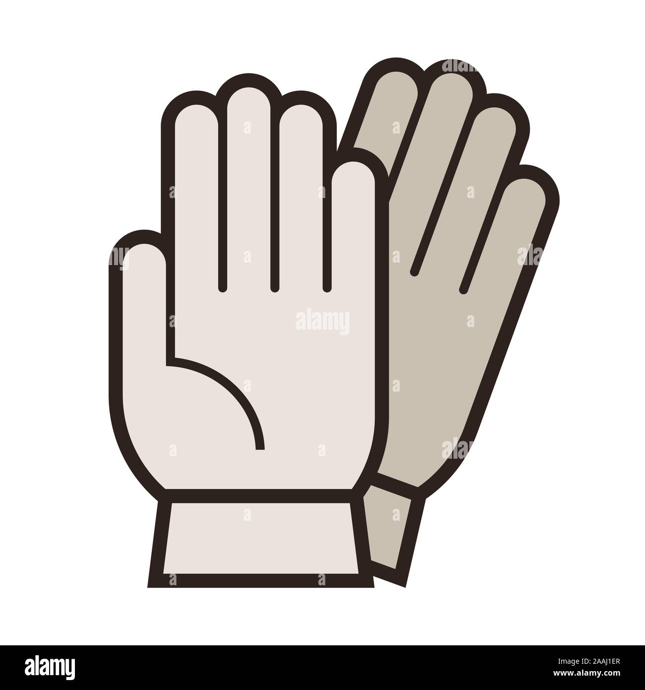 Safety gloves design hi-res stock photography and images - Alamy