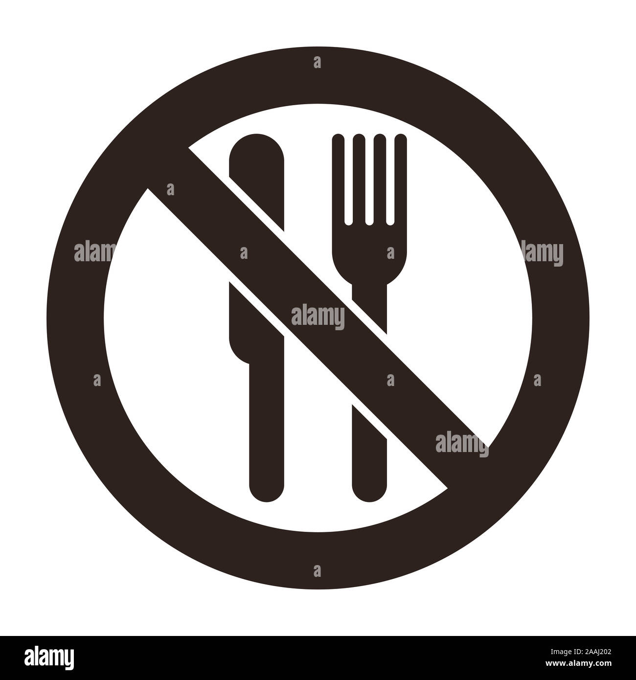 No food allowed symbol prohibition hi-res stock photography and images ...