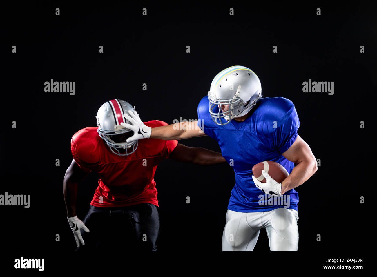 American Football Players In Action