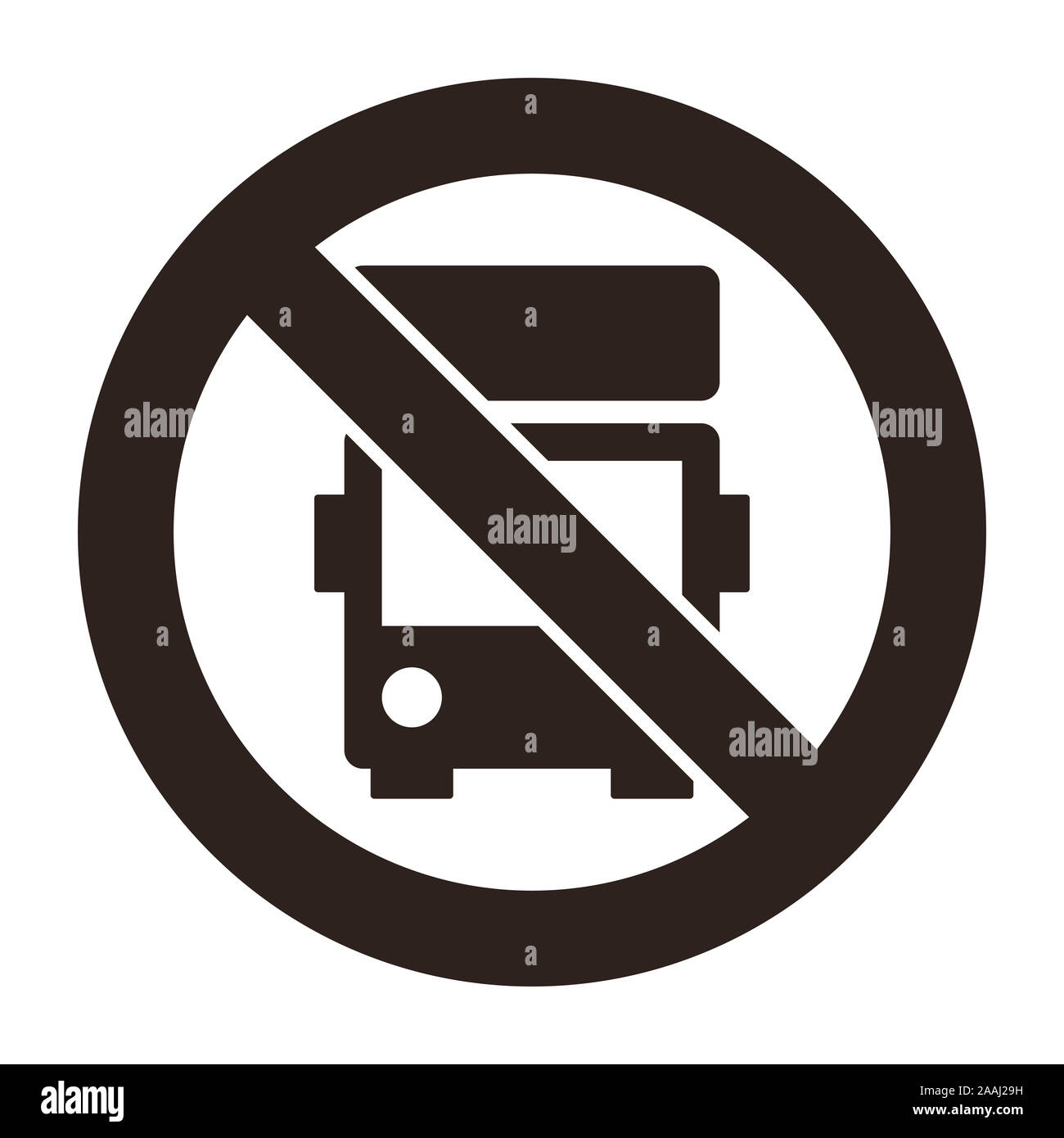 No truck entry sign hi-res stock photography and images - Alamy