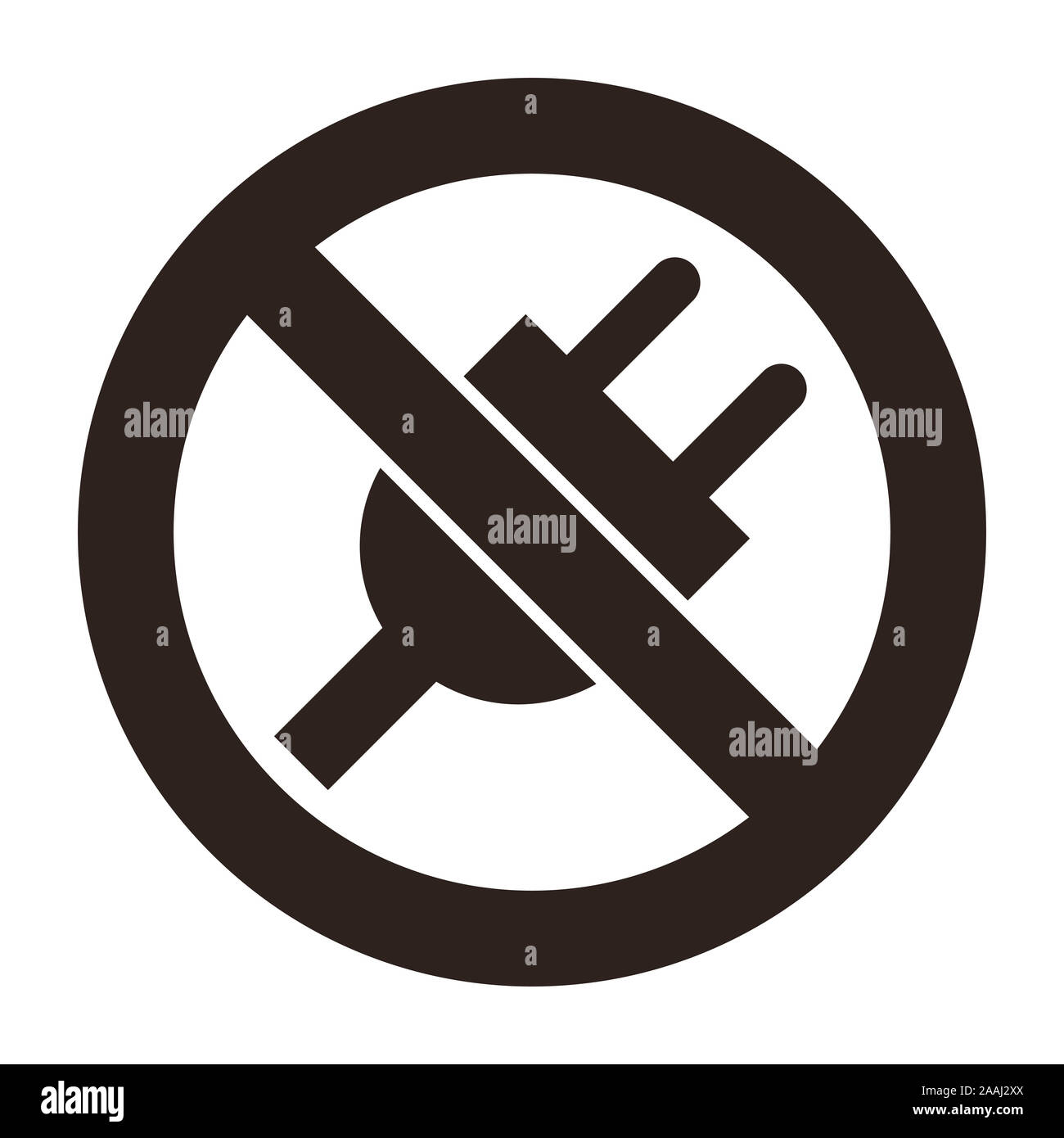 Energy socket isolated icon Cut Out Stock Images & Pictures - Alamy