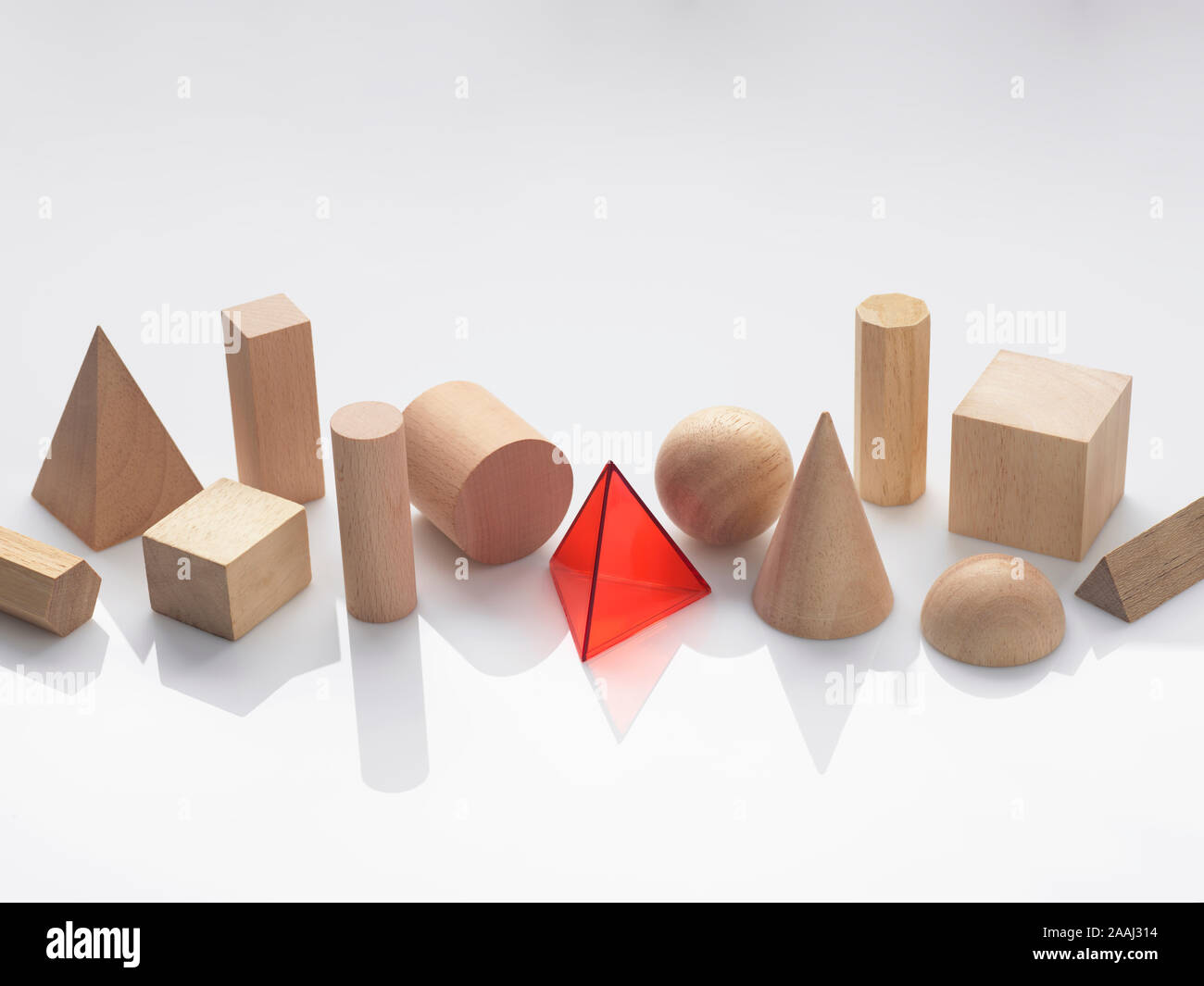 Geometric shapes used in maths and calculus education Stock Photo - Alamy