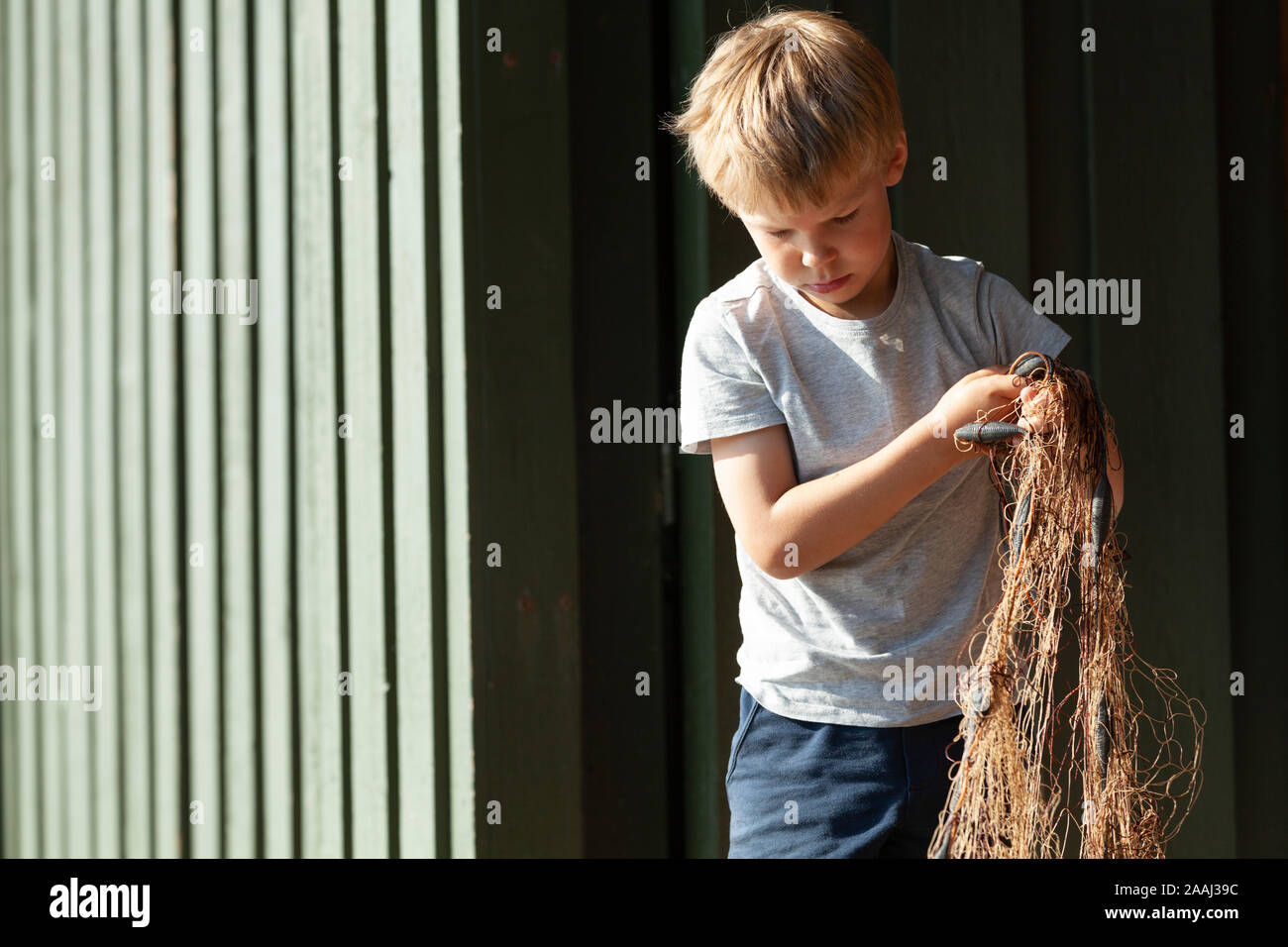 Tangled net person hi-res stock photography and images - Alamy
