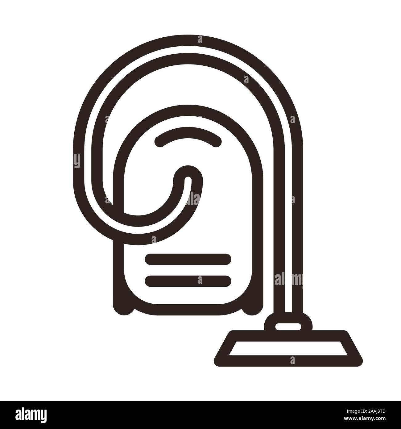 Vacuum cleaner outline icon hi-res stock photography and images - Alamy