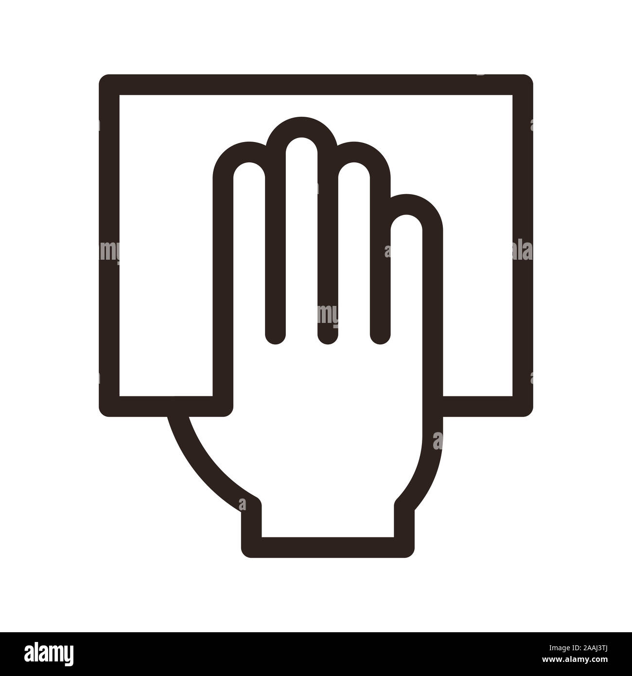 Vote icon. Giving vote symbol isolated ot white background Stock Photo ...