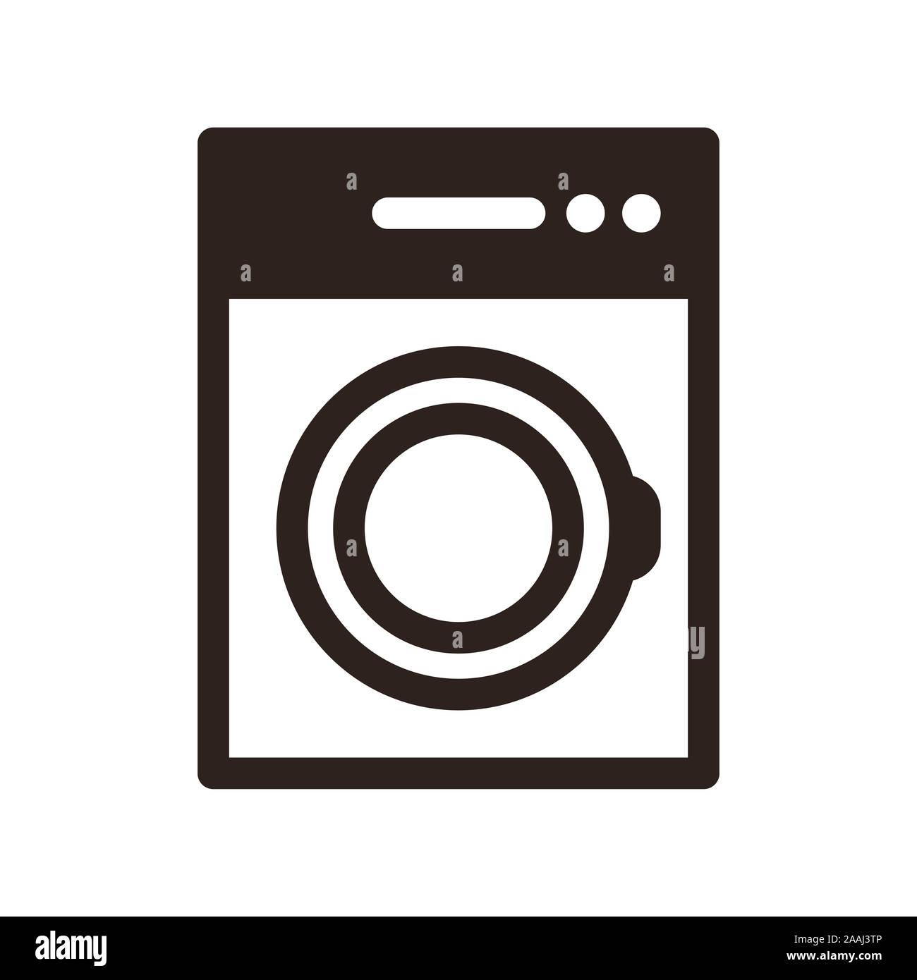 Washing machine icon. Laundry and housework symbol Stock Photo - Alamy