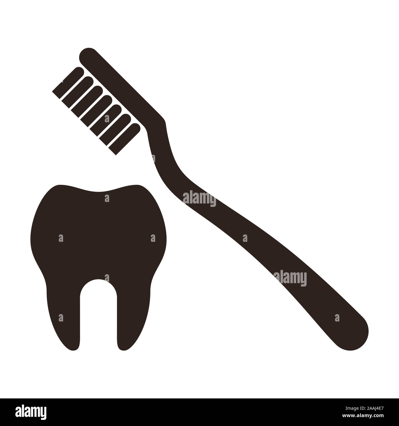 Toothbrush icon simple element hi-res stock photography and images - Alamy