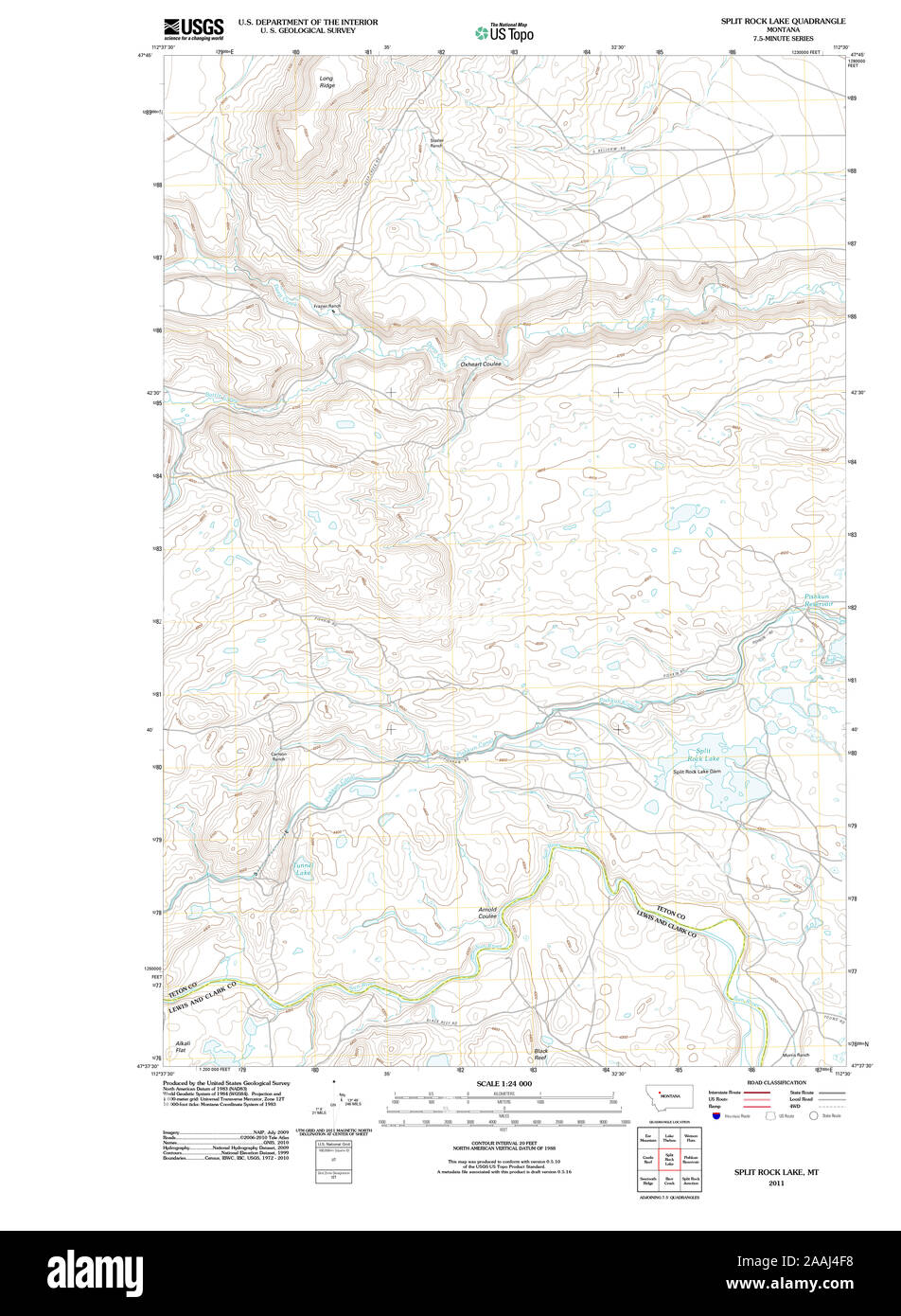 Split Lake Cut Out Stock Images & Pictures - Alamy