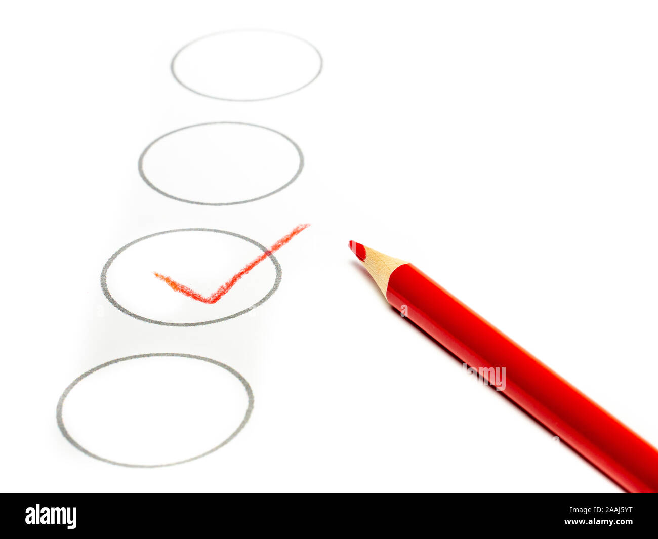 Circle tick check mark symbol hi-res stock photography and images - Alamy