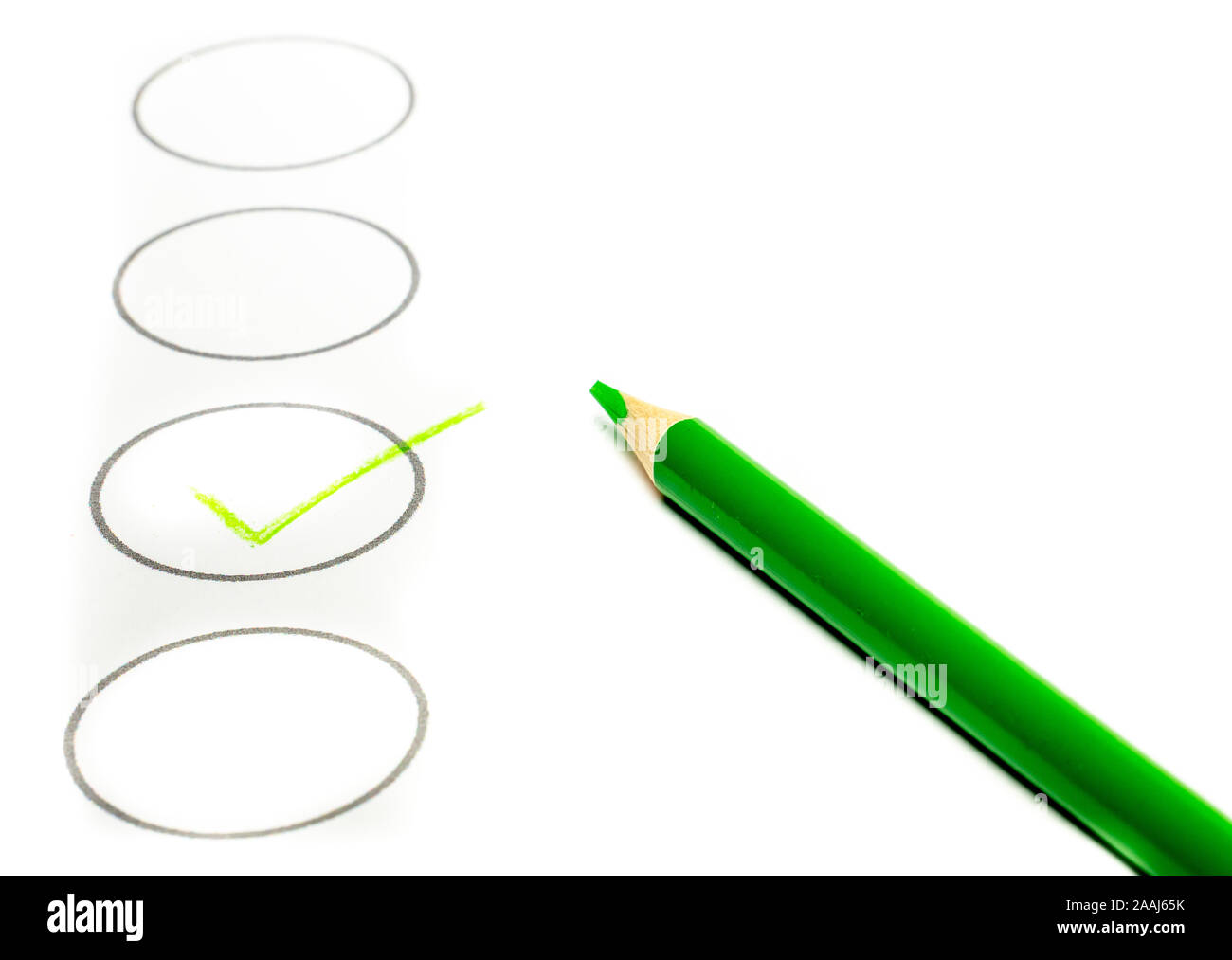 Circle tick check mark symbol hi-res stock photography and images - Alamy