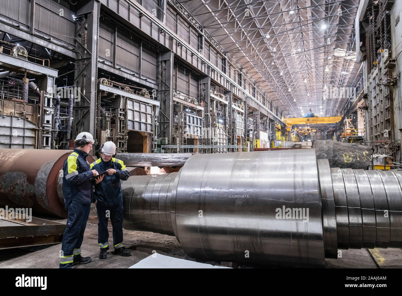 Young mill workers hi-res stock photography and images - Alamy