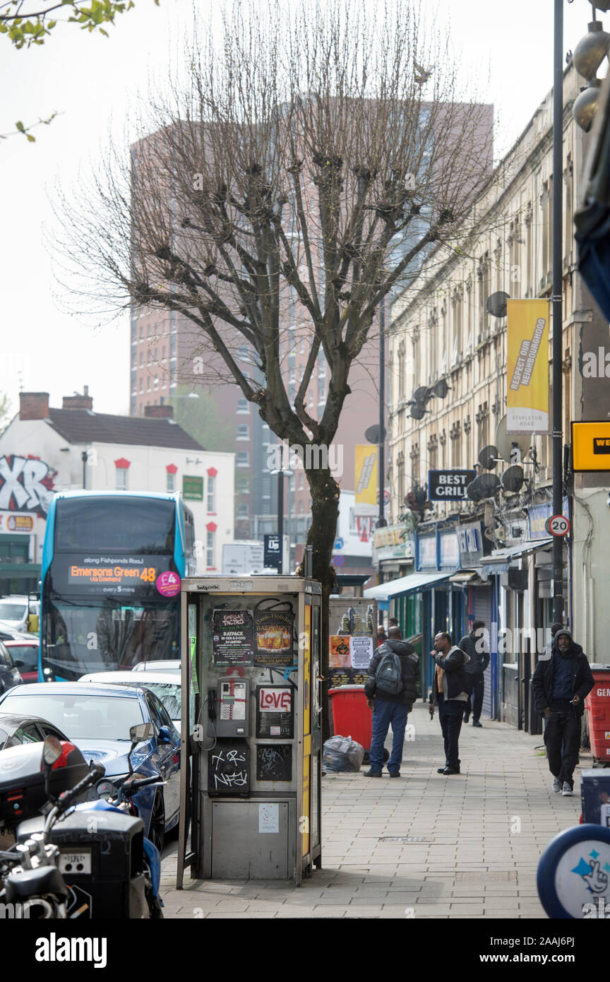 Stapleton Road in Bristol which some people have labelled as the worst ...