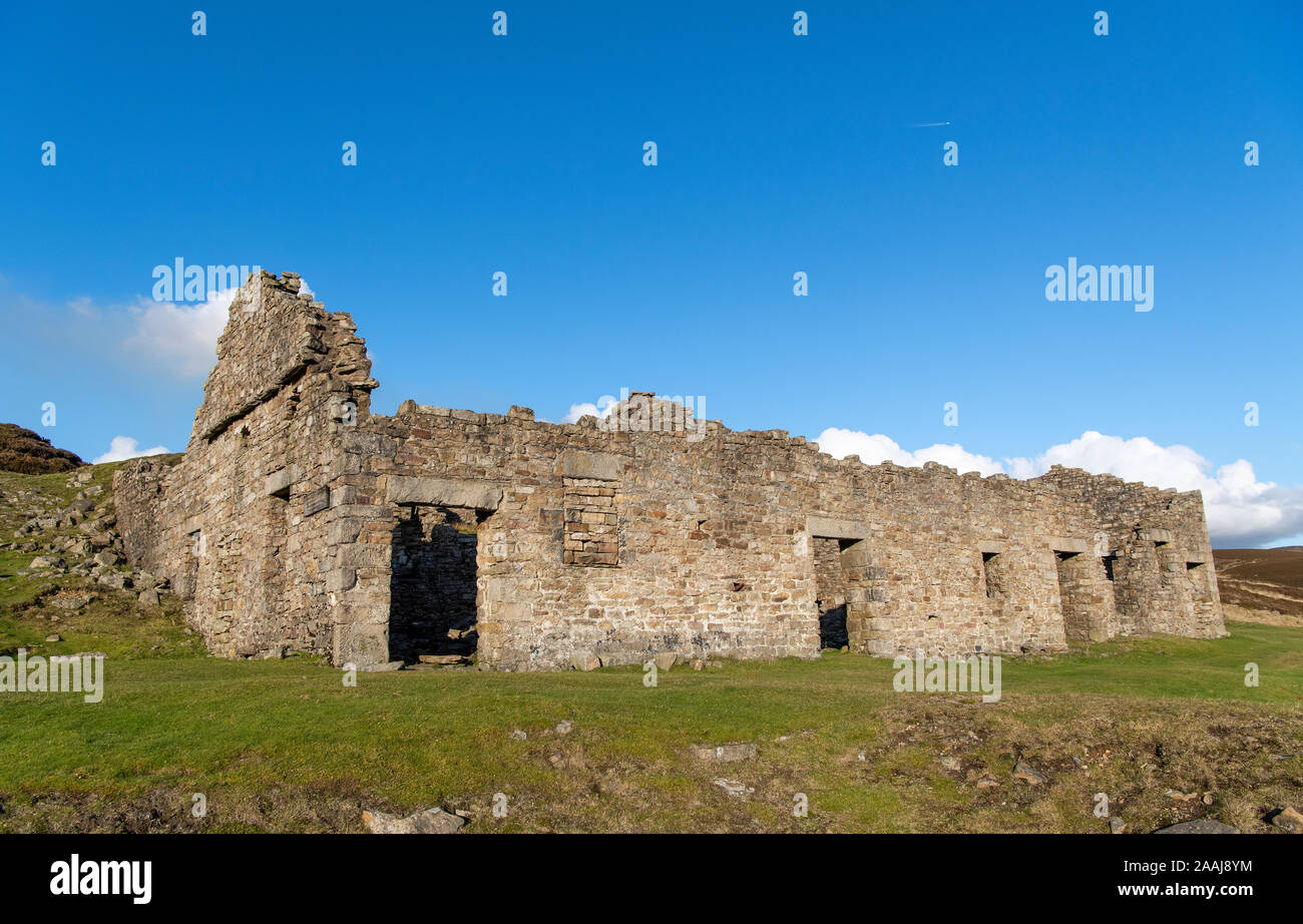 Surrender Smelt Mill, an abandoned lead smelting mill in the parish of ...