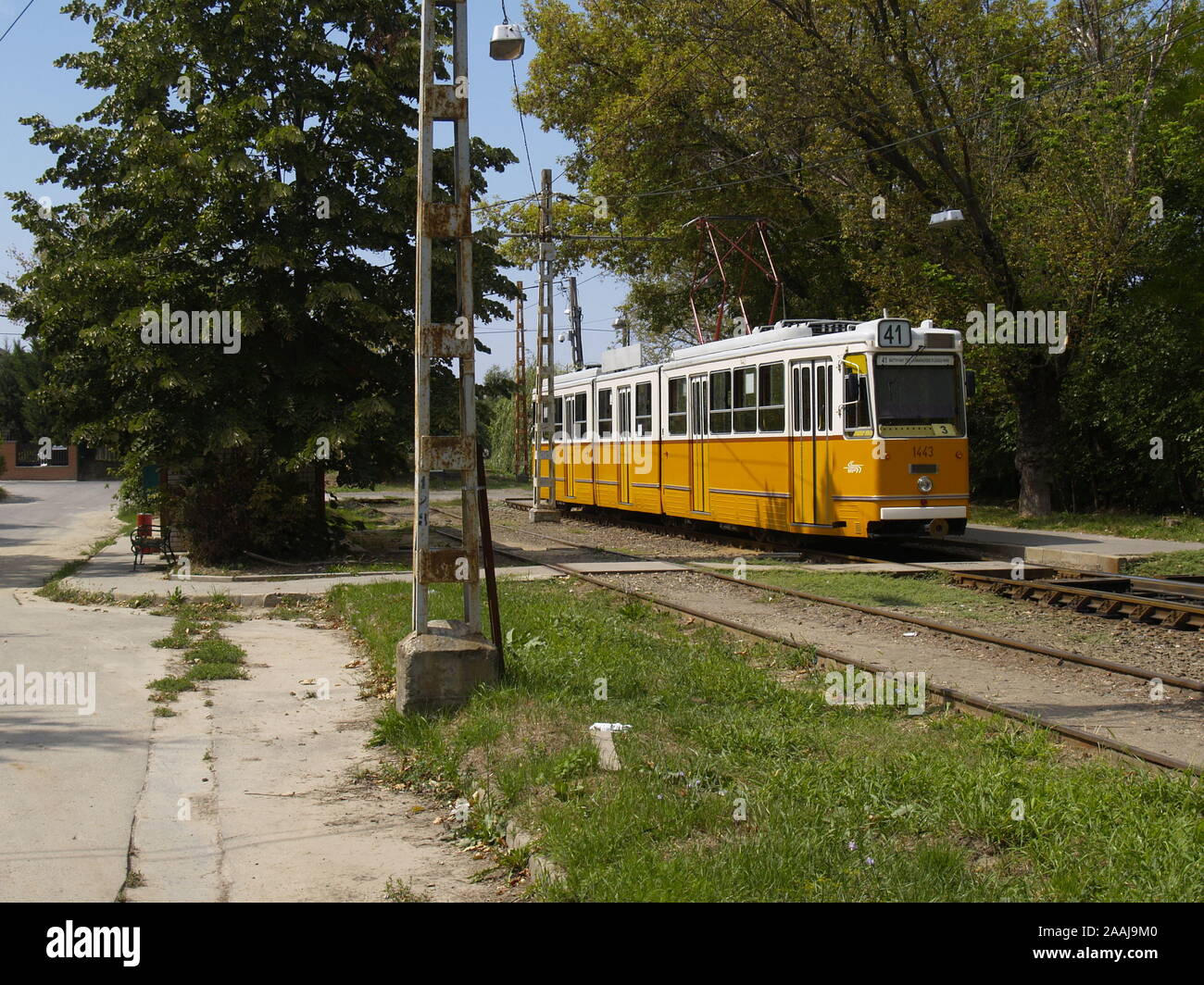 Budapest, Straßenbahn - Budapest, Tramway Stock Photo - Alamy