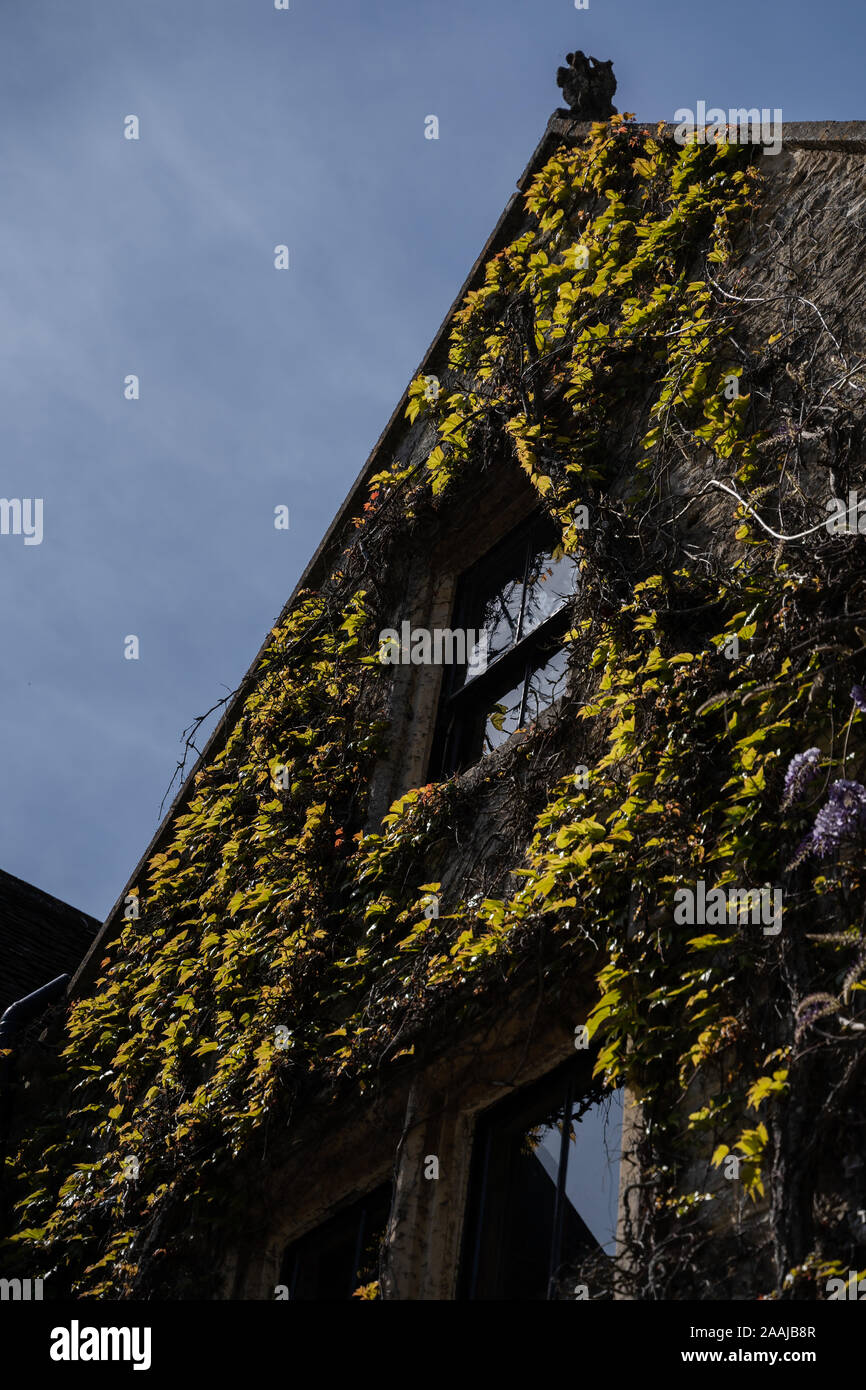 Cute Traditional English stone Limestone Houses in the Cotswolds ...