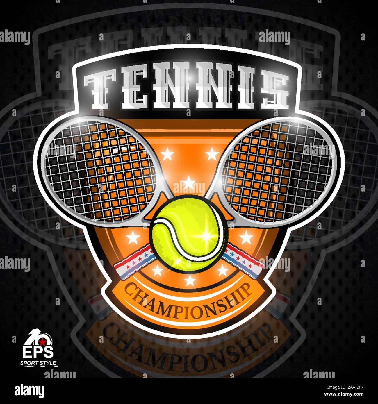Crossed racket vector hi-res stock photography and images - Alamy