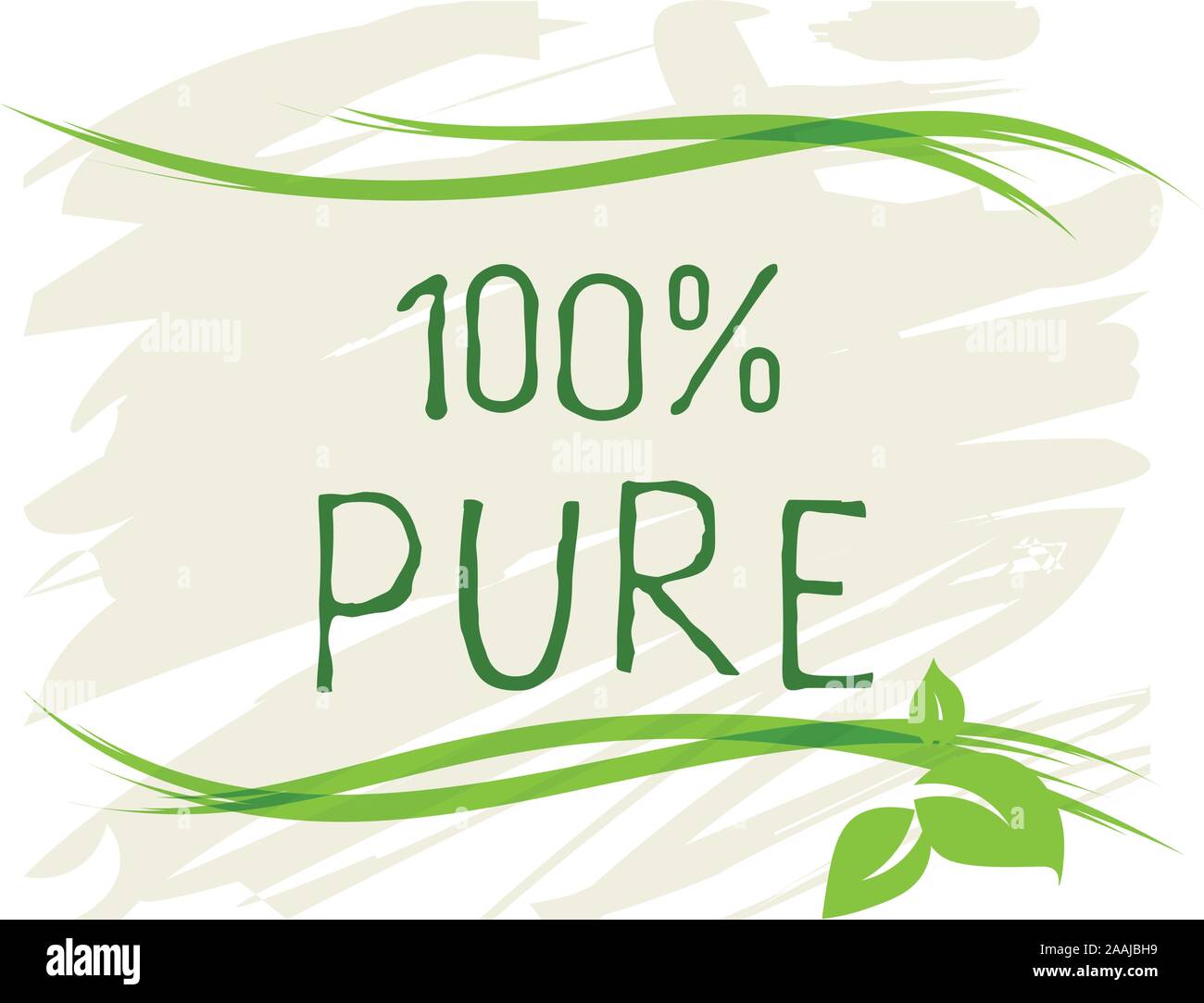 100 Pure label and high quality product badges. Bio healthy Eco food ...
