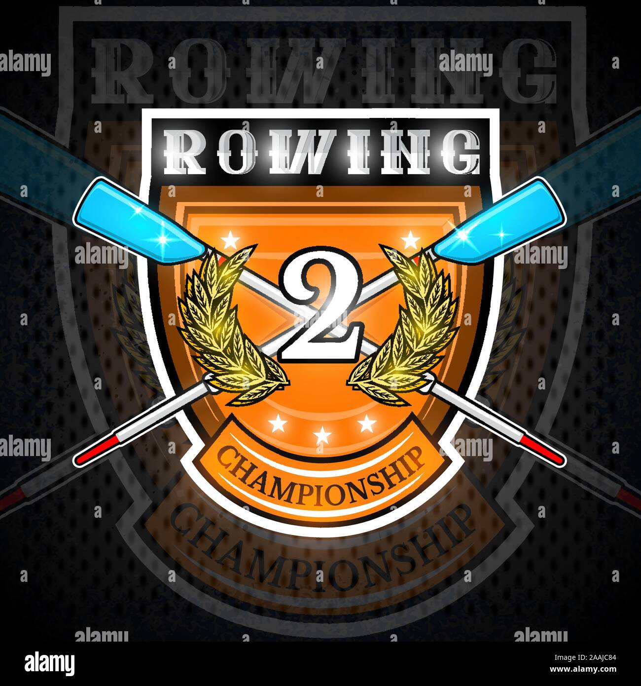Crew Rowing Logo