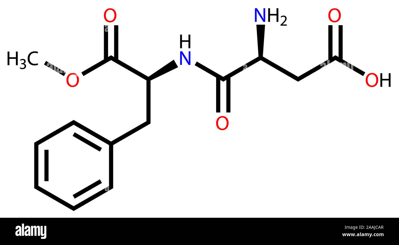 Aspartame Structure