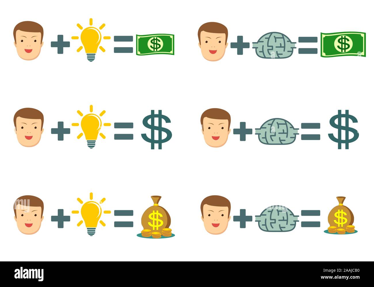 money making formula Stock Vector Image & Art - Alamy