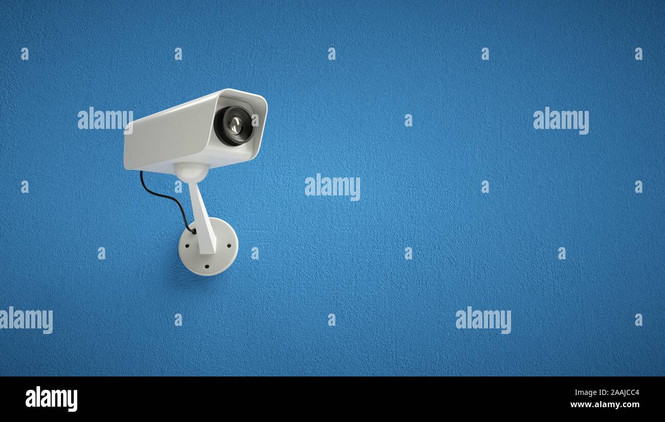 Security surveillance camera blue hi-res stock photography and images ...