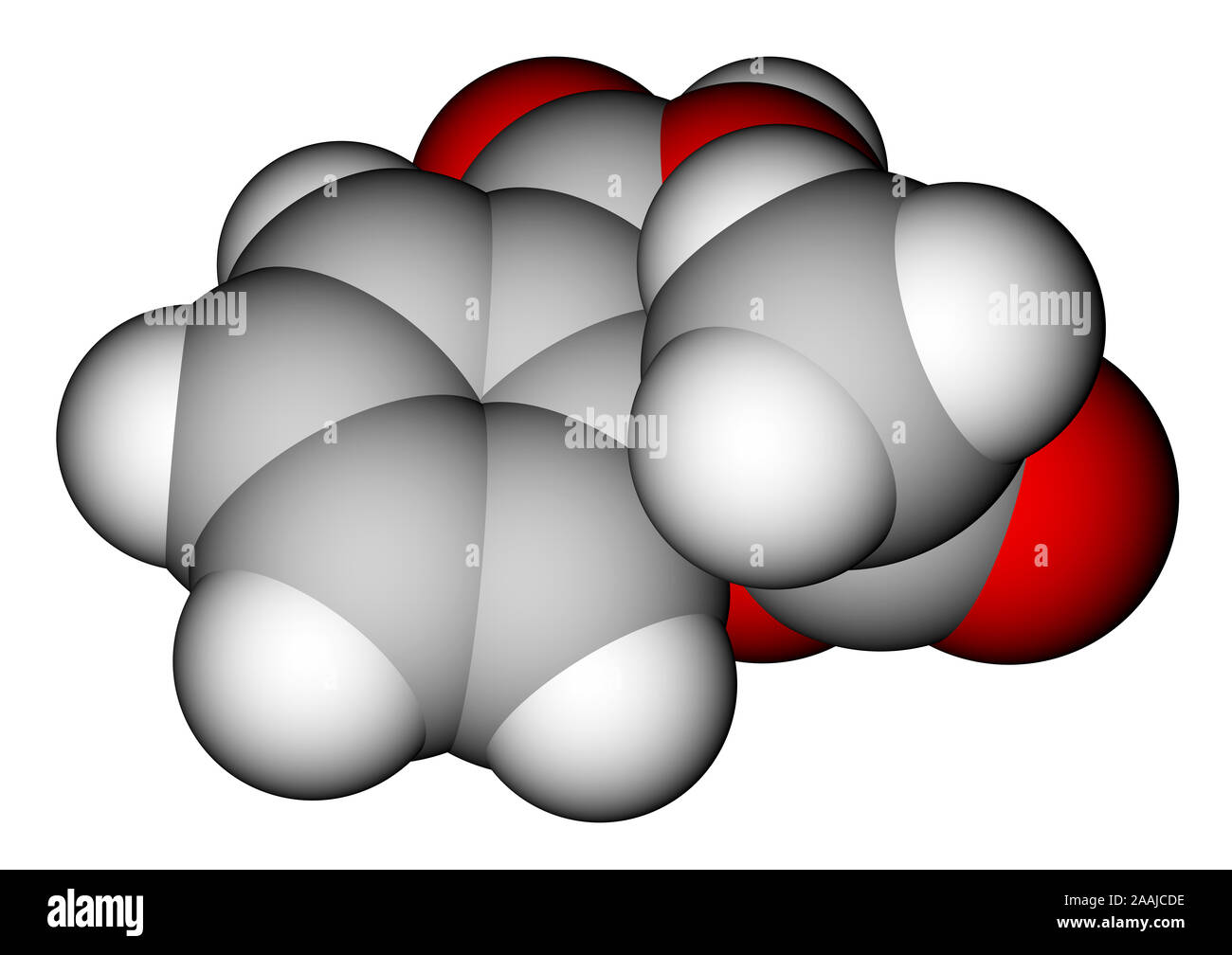 Aspirin space filling molecular model Stock Photo - Alamy