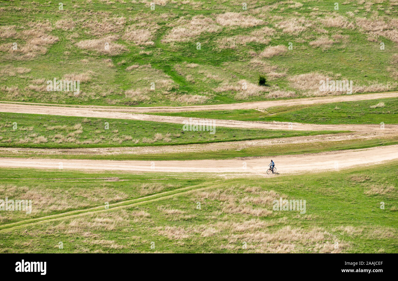 Cycle ride man field hi-res stock photography and images - Alamy
