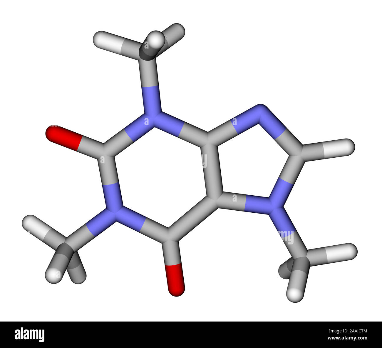 Coffee caffeine chemical structure hi-res stock photography and images ...