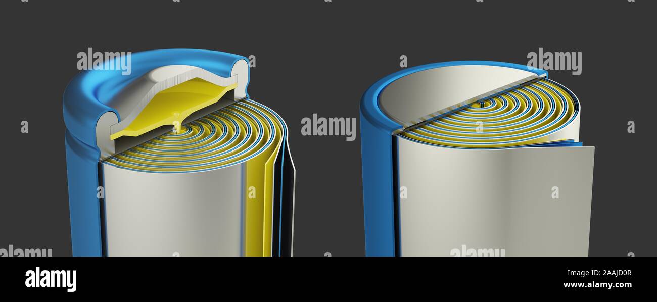 Lithium ion battery diagram hi-res stock photography and images - Alamy