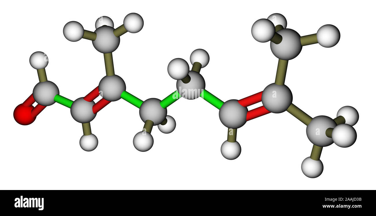 Citral, a compound with a strong lemon odor Stock Photo - Alamy