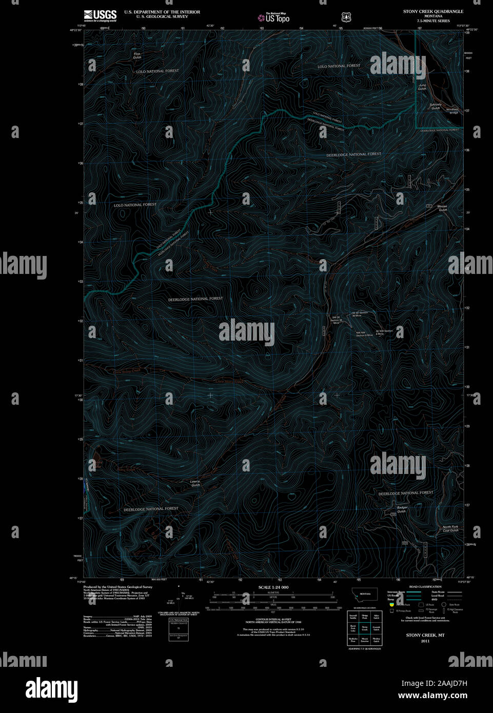 Map of stony creek hi-res stock photography and images - Alamy