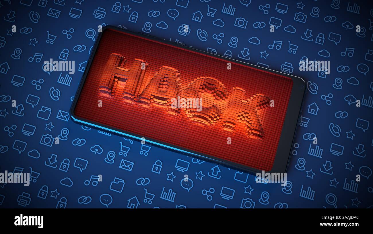 The dangers of hacking to mobile phones. When a smartphone is infected ...