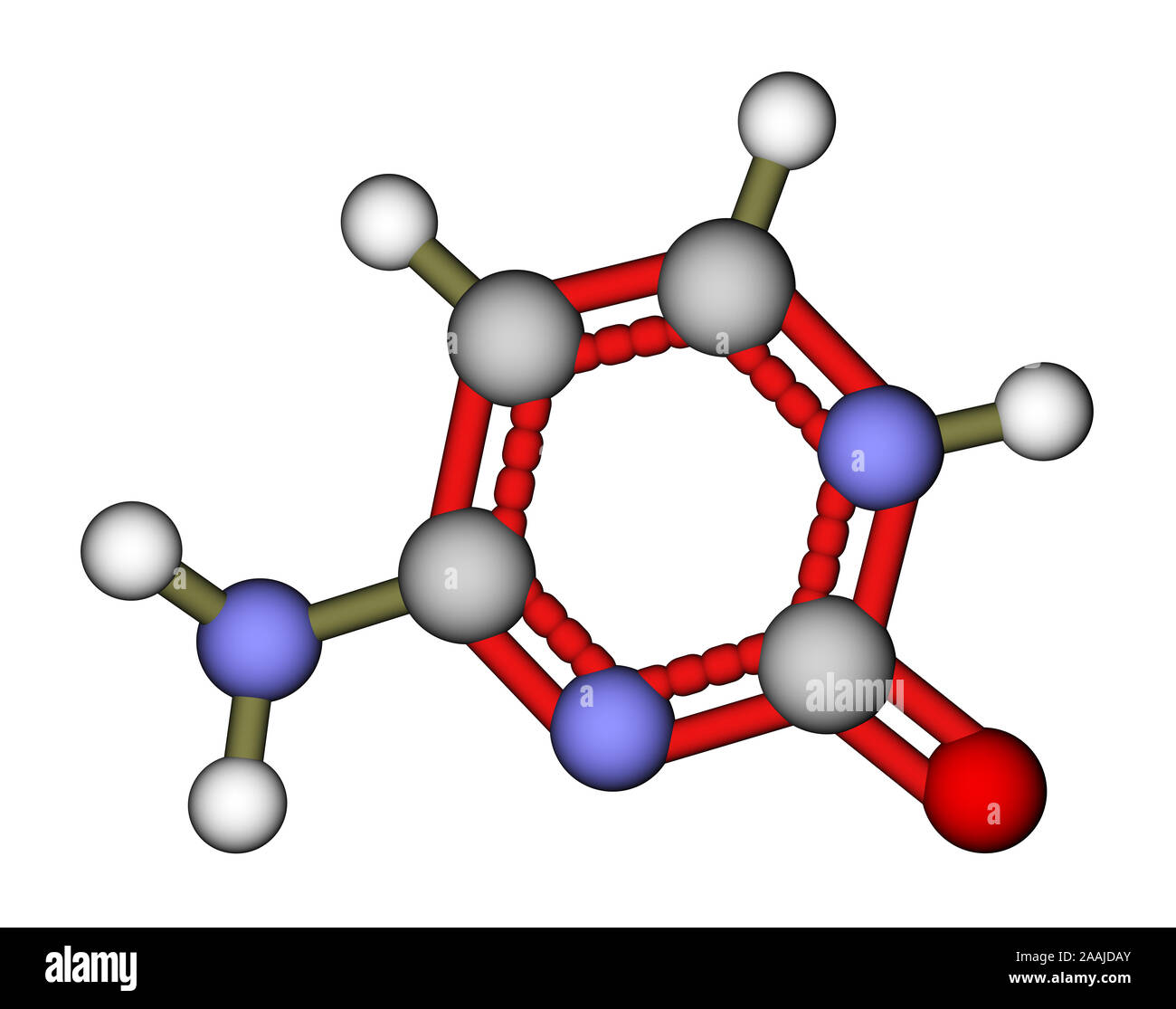 Nucleobase cytosine molecular structure Stock Photo - Alamy
