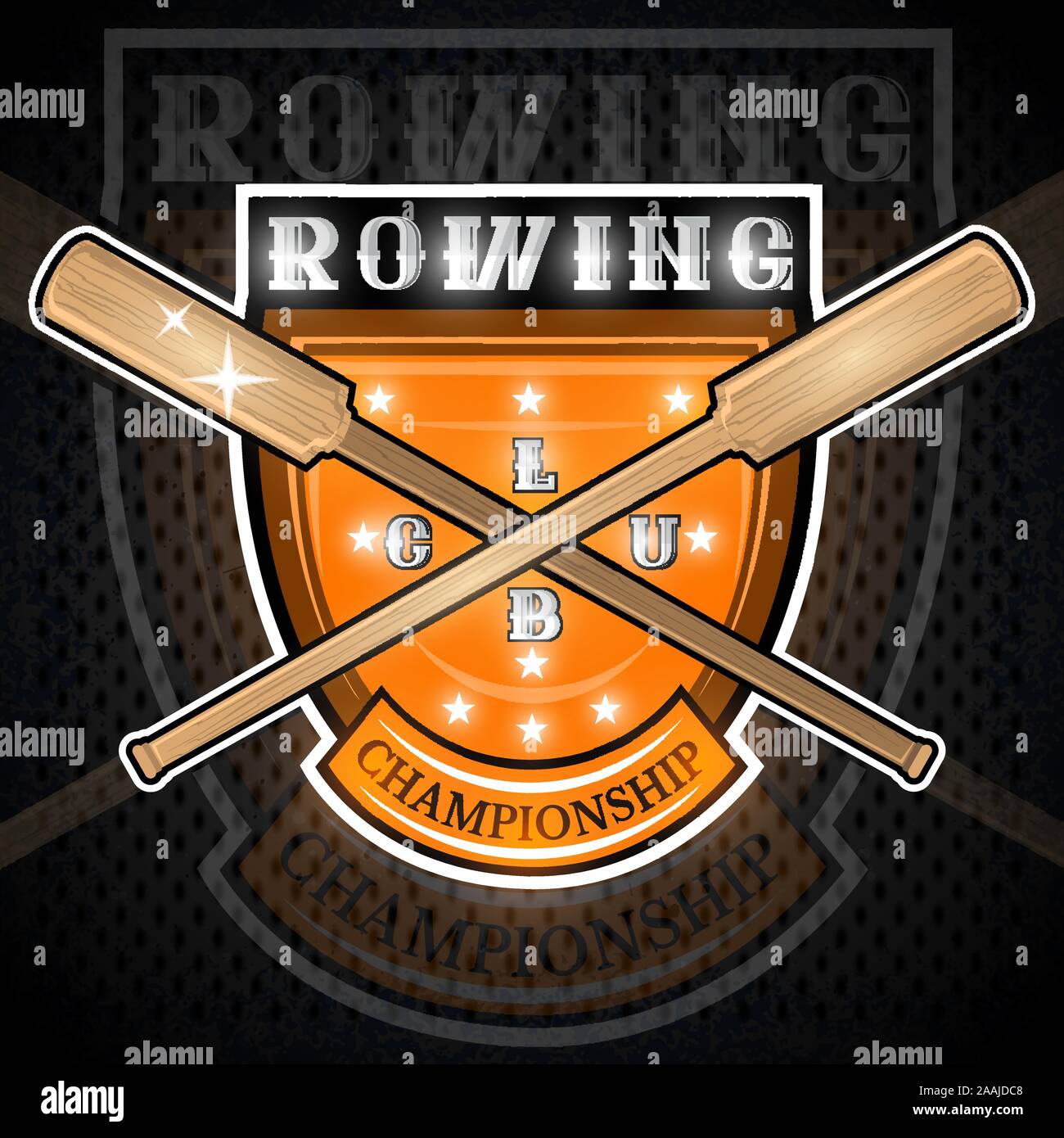 Crew Rowing Logo