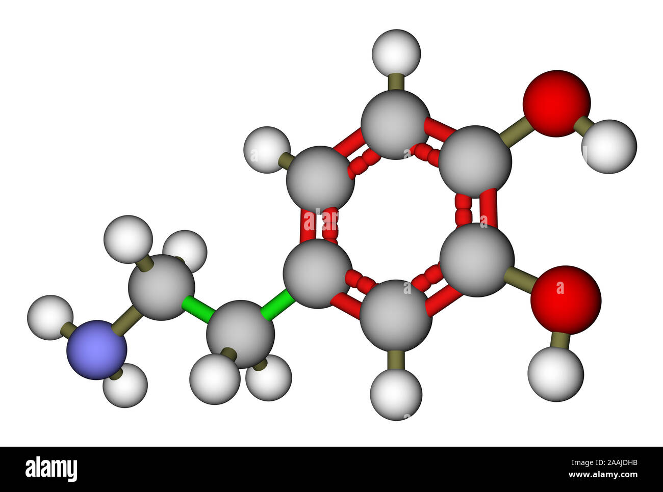 Chemical formula hormone dopamine Cut Out Stock Images & Pictures - Alamy