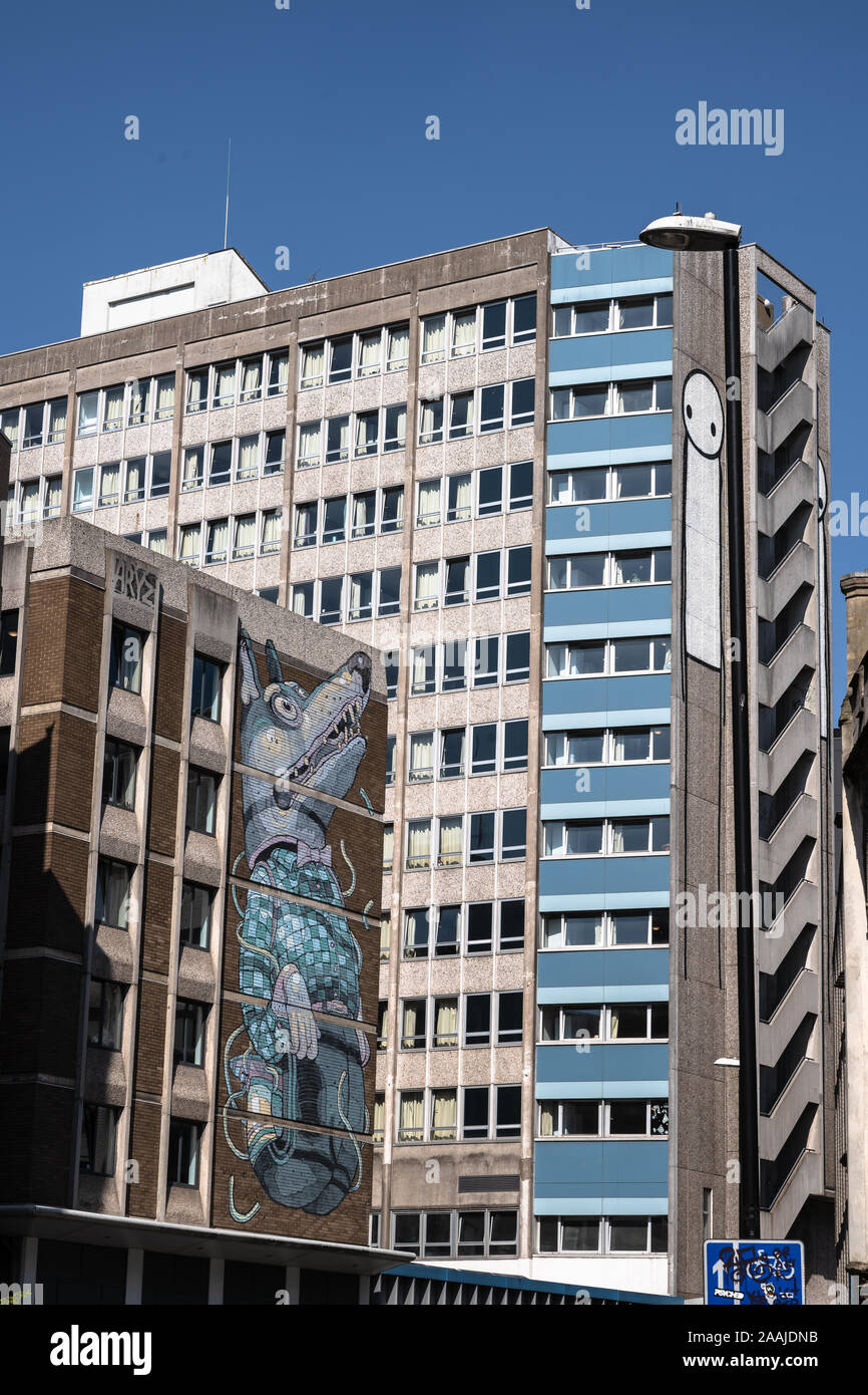 Brutalistic Brutal Architecture office buildings and carparks in ...