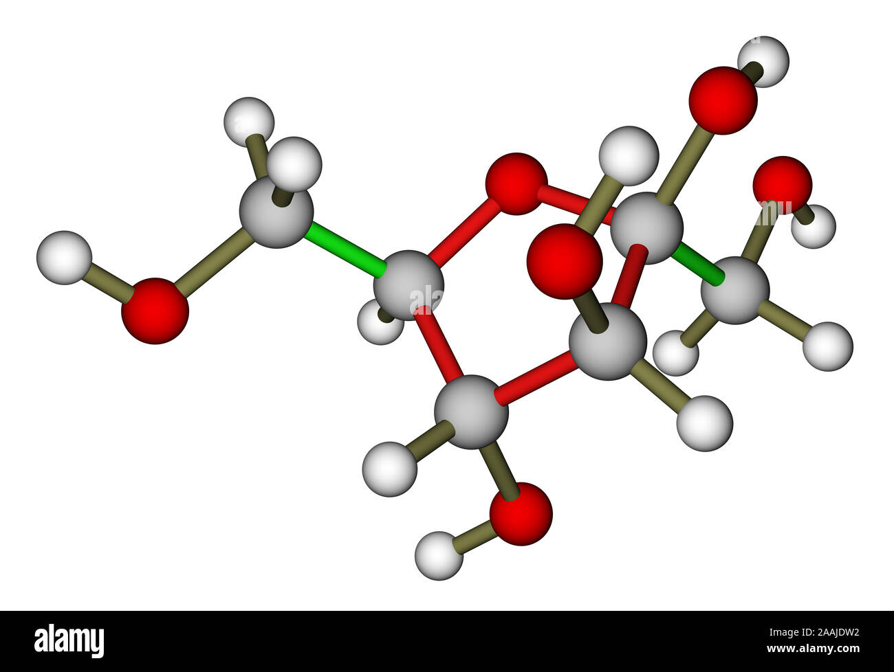 Fructose molecular structure Stock Photo - Alamy