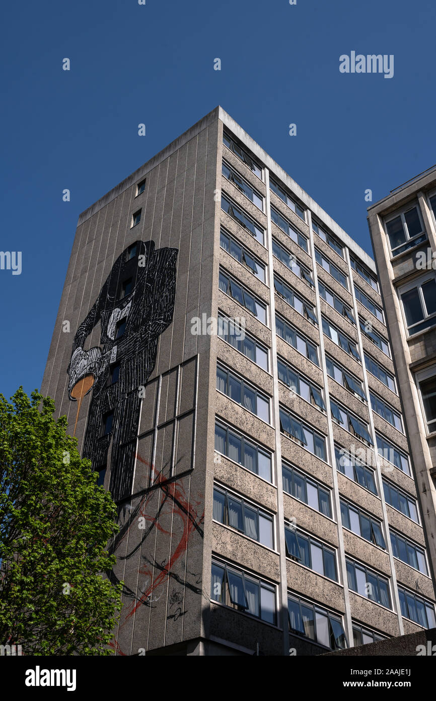 Brutalistic Brutal Architecture office buildings and carparks in ...