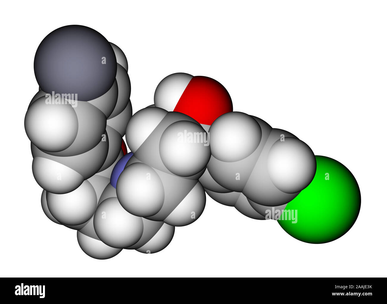Antipsychotic haloperidol molecular structure Stock Photo - Alamy