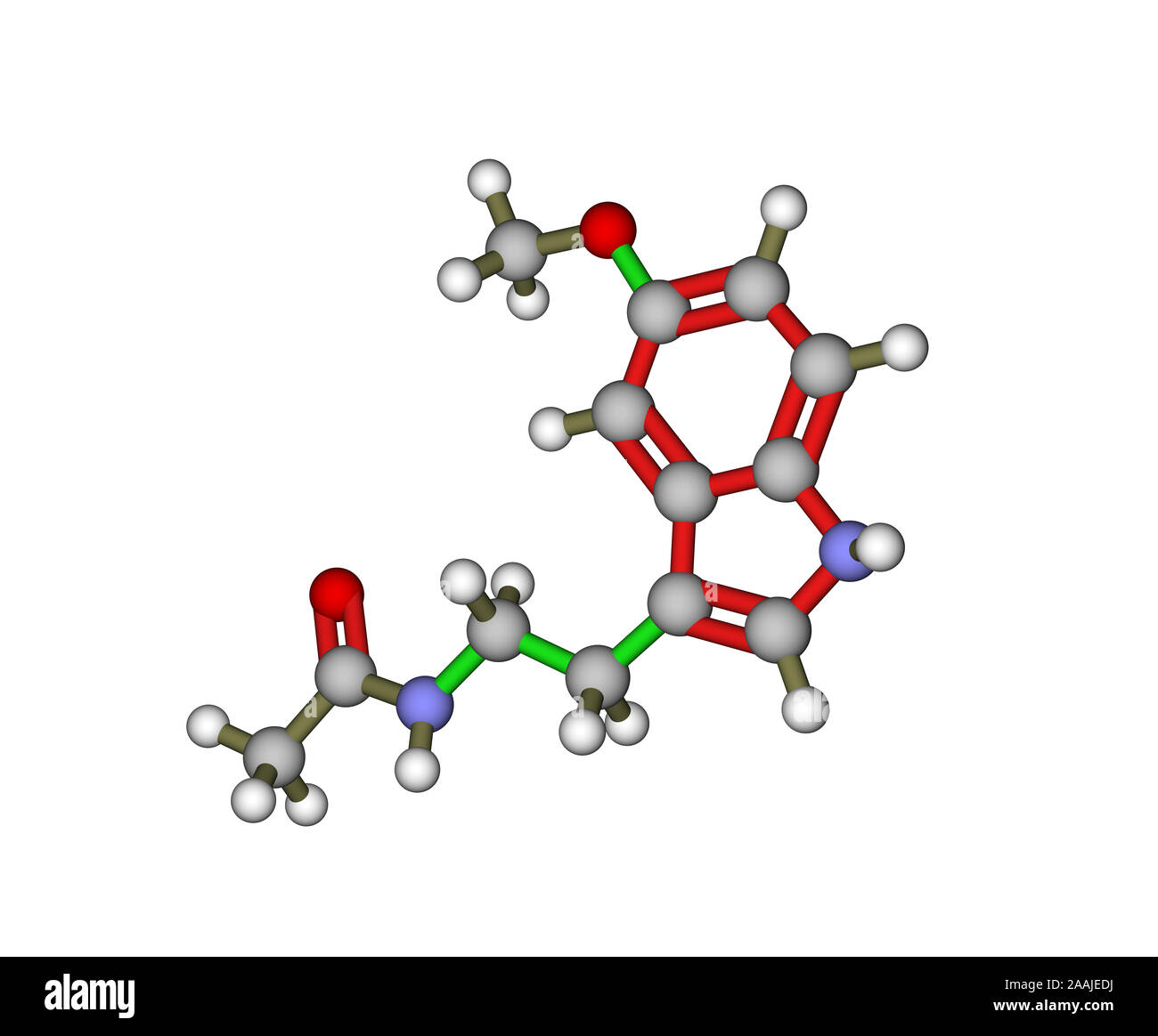 Melatonin structure hi-res stock photography and images - Alamy