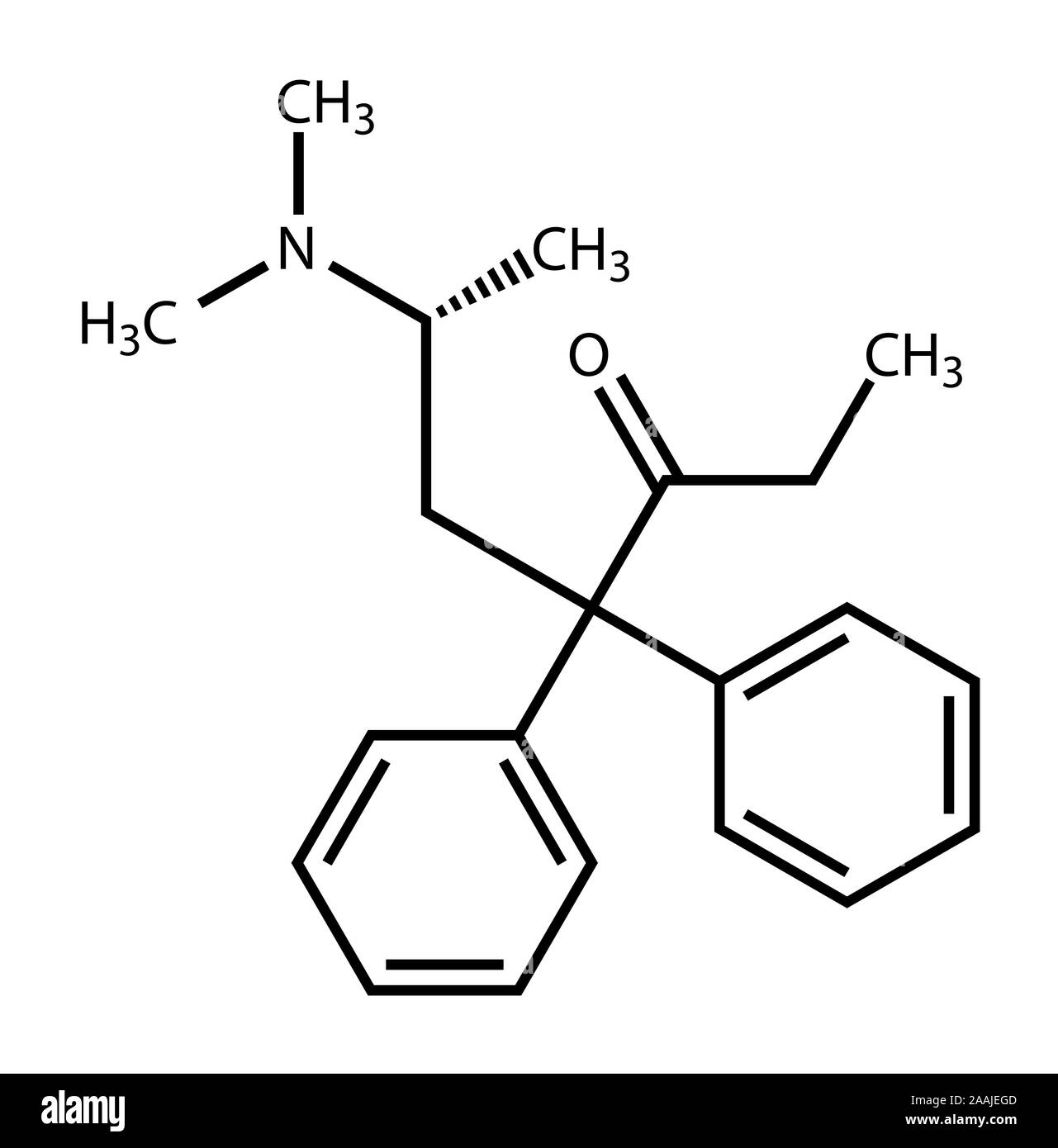 Methadone Structure