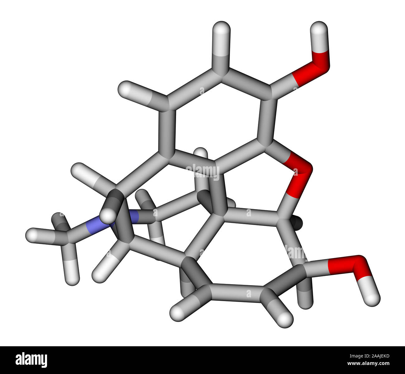 Chemical structure of morphine hi-res stock photography and images - Alamy