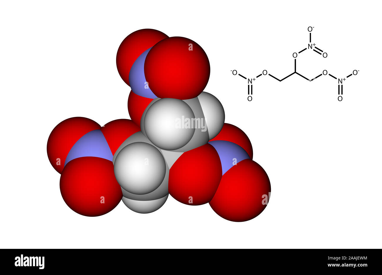 Nitroglycerin molecule hi-res stock photography and images - Alamy