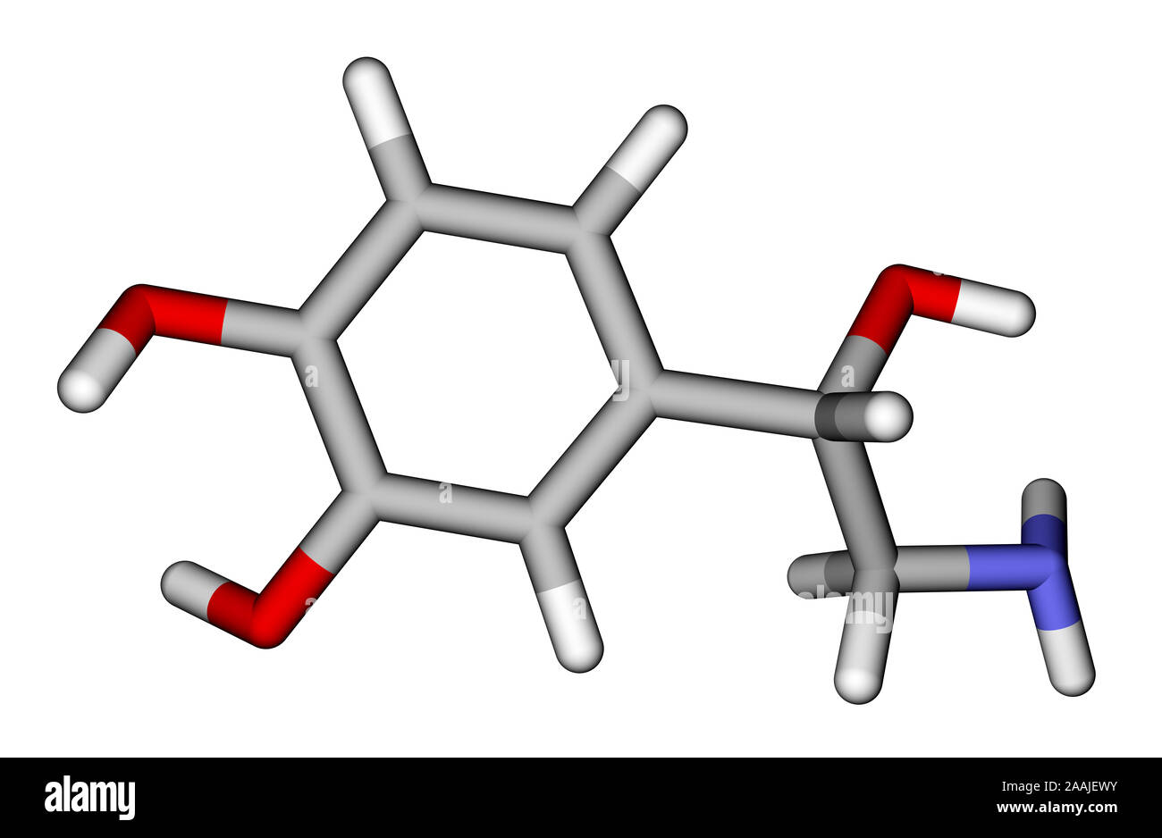Noradrenaline norepinephrine molecule hi-res stock photography and ...