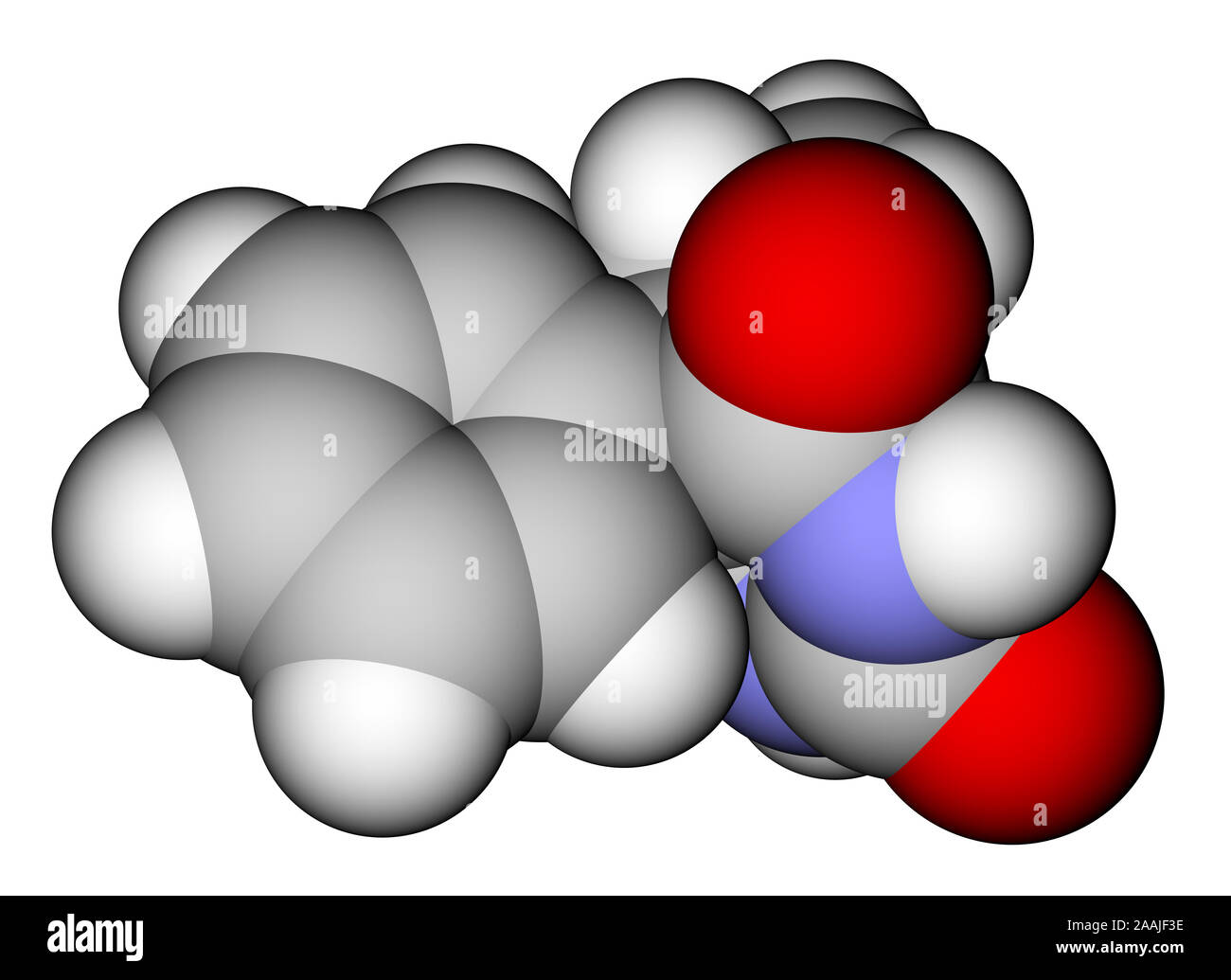 Phenobarbital (epilepsy drug) 3D molecular structure Stock Photo - Alamy