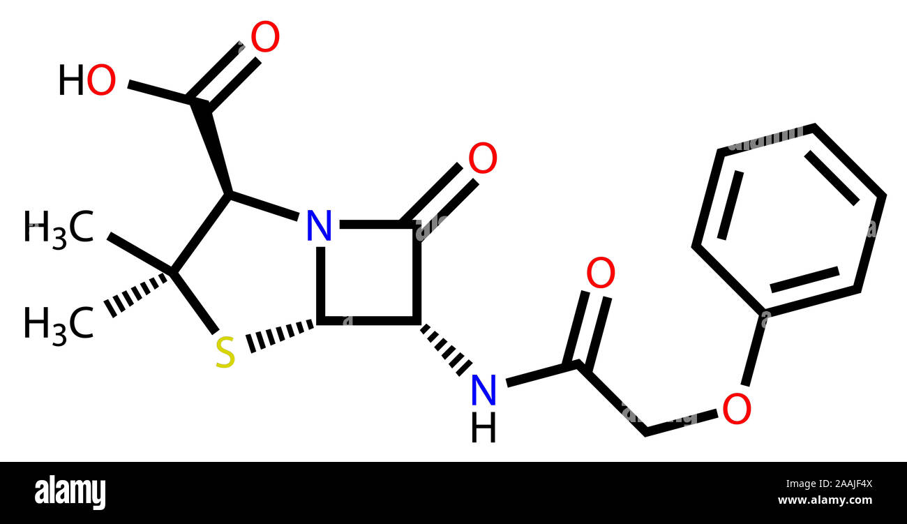 Penicillin molecule structure hi-res stock photography and images - Alamy
