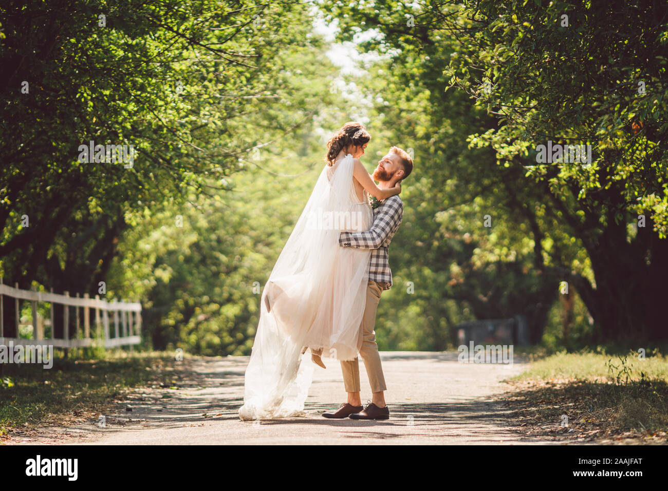 Woman raises photo family hi-res stock photography and images - Alamy