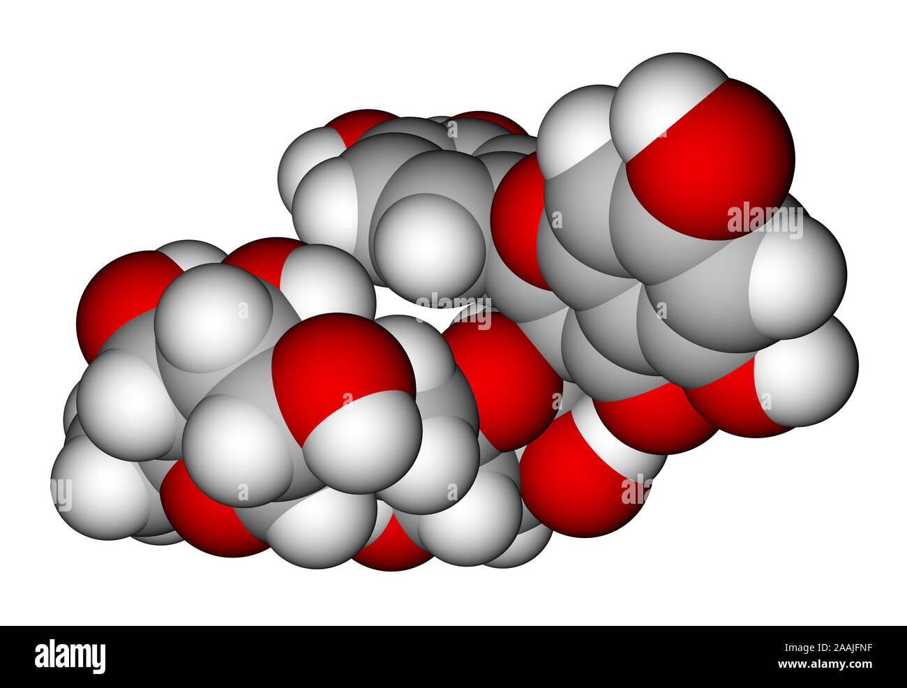 Rutin space-filling molecular model Stock Photo - Alamy