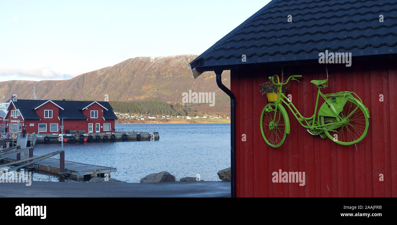 Stokmarknes, Vesterålen, Norway Stock Photo - Alamy